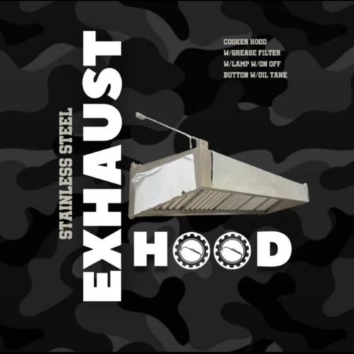 Jual Exhaust hood cooker hood stainless custom 850x700x500 + fan blower ...