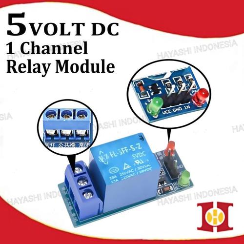 Jual Relay 5V 1 Channel Output 250VAC 30VDC 10A Module Arduino - Tanpa ...