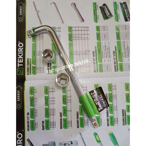 Jual Kunci CVT Tekiro Mata Sok 19mm -22mm + Gagang Sok L Tekiro DR.1/2 ...