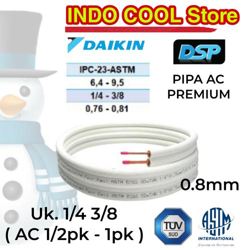 Jual Pipa Ac Daikin DSP 1/4 - 3/8 (30m) - Jakarta Utara - INDO COOL ...