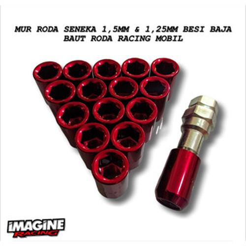 Jual Mur roda racing seneka L baut roda bisa untuk segala jenis mobil ...