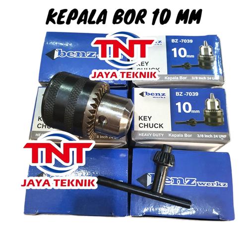Jual CHUCK BOR 10MM MERK BENZ WERKZ / KEPALA MESIN BOR TANGAN 10 MM ...