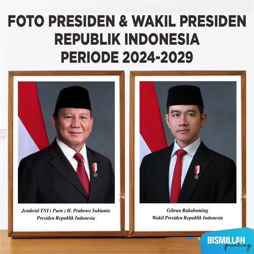 Jual Poster Presiden dan Wakil Presiden - Presiden, A4 (21x30cm) - Kota ...