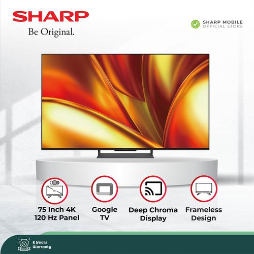 Promo SHARP 4T-C75GU8500X AQUOS XLED 75 Inch 4K UHD TV Cicil 0% 3x ...