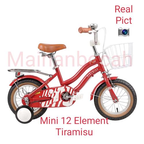Jual TERBARU SEPEDA ANAK PEREMPUAN MINI 12 INCH ELEMENT BIKE TIRAMISU ...