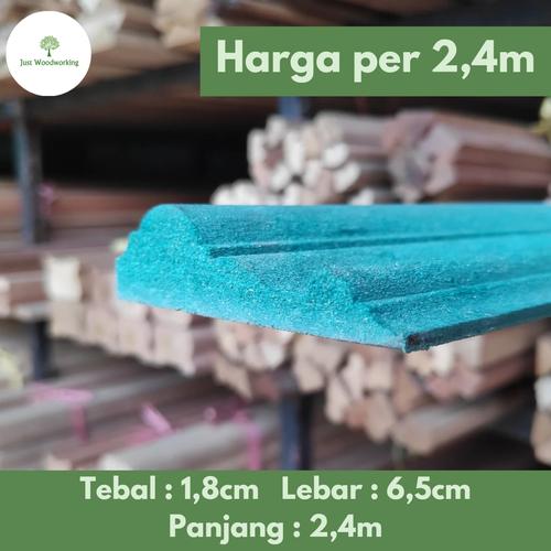 Jual JU-A13 LIST PROFIL HMR HIJAU WALL MOULDING WAINSCOTING WALL PANEL ...