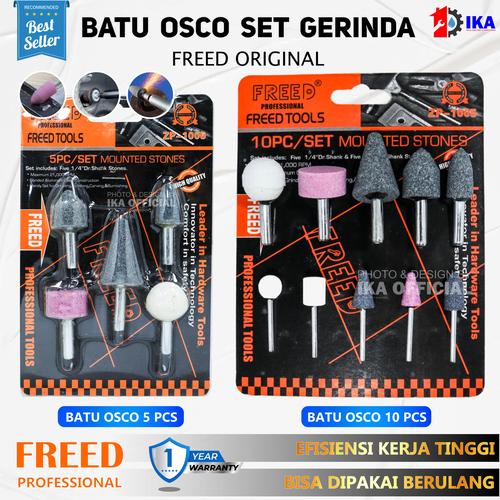 Jual FREED BATU OSCO GERINDA SET BOR / MOUNTED STONE ISI 5 PCS DAN 10 ...