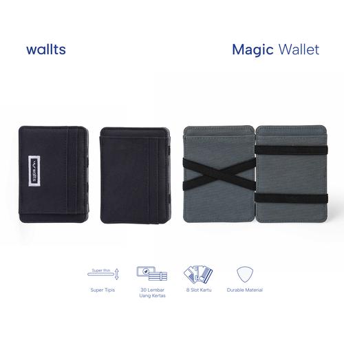 Promo Wallts Porta Magic Wallet Dompet Sulap Tipis Pria Wanita Money ...
