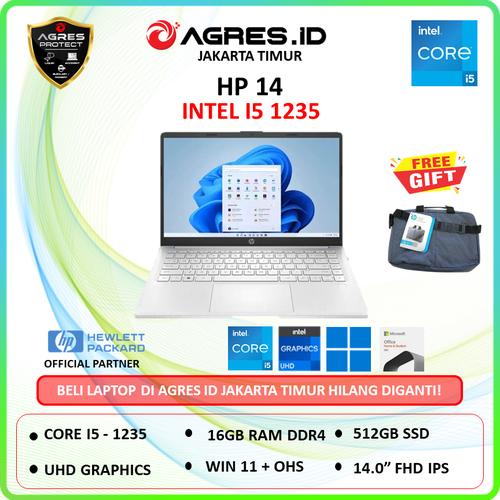 Promo HP 14 Intel Core I5 1235 Ram 16GB 512GB Ssd Windows 11 + OHS ...