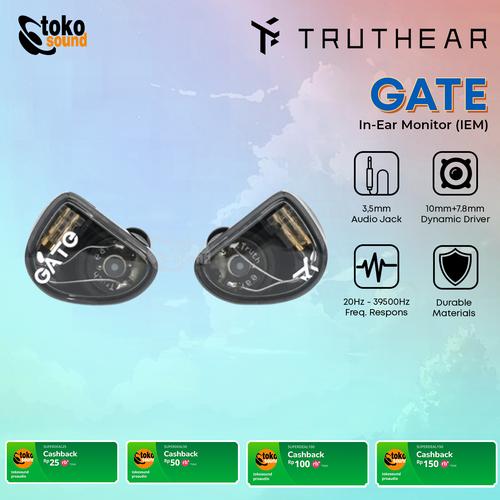 Jual Truthear Gate 10mm Dynamic Driver 1DD In Ear Monitor Earphone ...