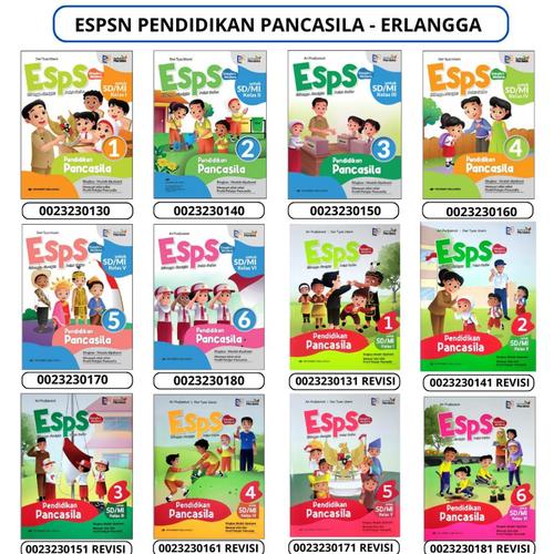 Jual Erlangga - ESPS Pendidikan Pancasila Untuk Kelas 1,2,3,4,5,6 SD/MI Kurikulum Merdeka ...