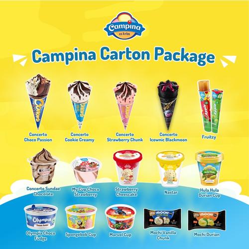 Jual Campina Ice Cream Carton Package 1 - Icownic - Jakarta Timur ...