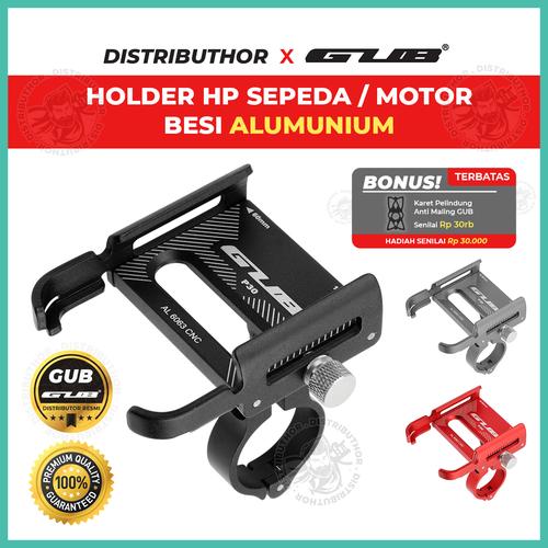 Promo Holder Hp Motor Besi Stang GUB P30 Phone Stand Penyangga Pegangan - GUB P30 HITAM ...