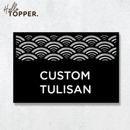 Jual Custom Tulisan Ruangan Sign Board Akrilik UV Print Tanda Nama ...