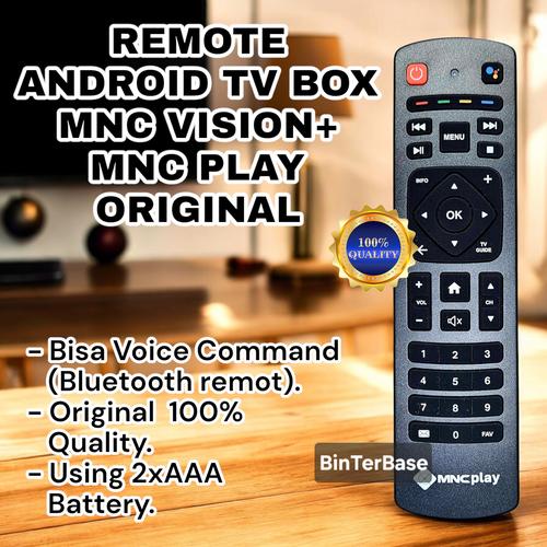 Jual Remot Remote STB MNC Vision+ TV bisa Voice command support mnc ...