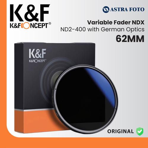 Jual KNF Concept 62mm Lens Filter Variable ND2-400 Multi Coating Filter ...