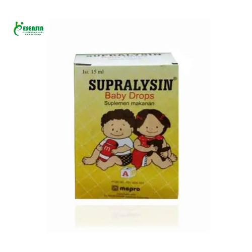 Jual Supralysin Drop Vitamin Daya Tahan Tubuh usia dibawah 2 tahun ...