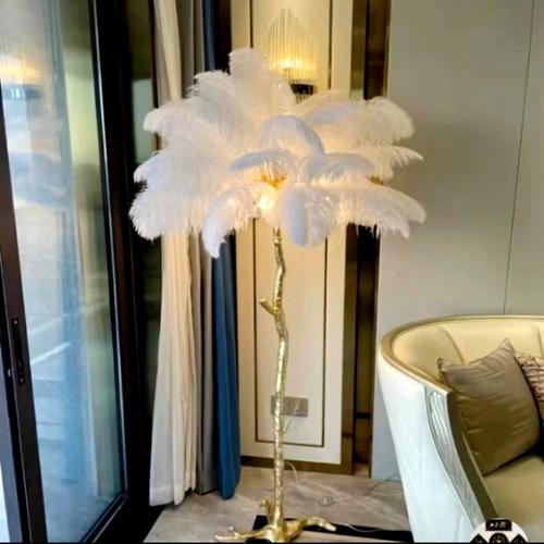 Promo Lampu Standing mewah Bulu onta modern Hias ruang tamu - Kota ...