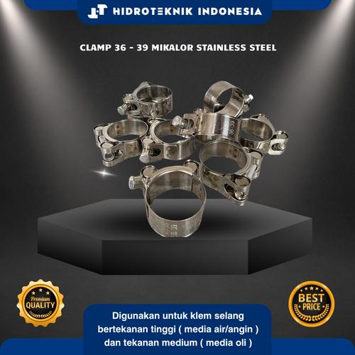Jual 36 - 39 SUPERIOR KLEM / MIKALOR / HEAVY DUTY CLAMP HOSE STAINLESS ...
