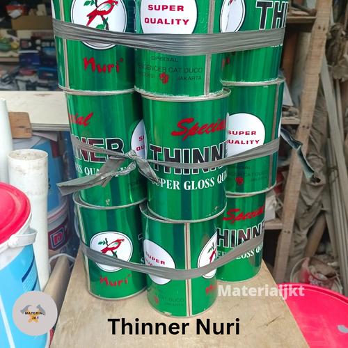 Jual THINNER NURI 1/2 DUCO CAMPURAN CAT MINYAK KAYU BESI / 1 KALENG ...