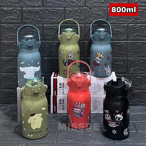 Jual BOTOL TUMBLER 800ML STAINLESS STEEL KARAKTER SANRIO LABUBU WITH ...