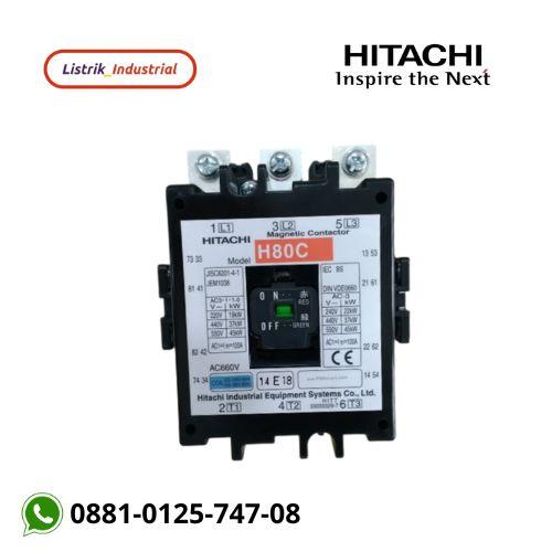 Jual contactor Hitachi H 80 C Ready Voltase 110, 220, 24, 48V - Jakarta ...