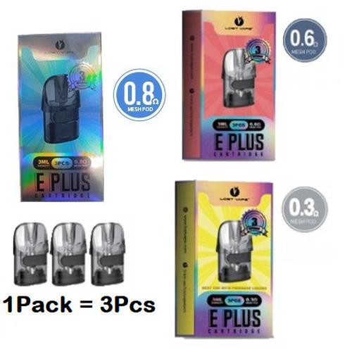Jual CARTRIDGE - E PLUS V2 CARTRIDGE 0.8 OHM / 0,6 OHM / 0.3 OHM 3ML THELEMA ELIIT 40 EPLUS - 0. ...