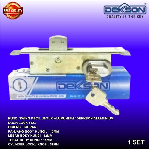 Jual KUNCI SWING PINTU ALUMINIUM DOOR LOCK DEKKSON KC DKS 8123 ...