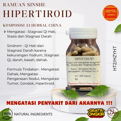 Jual Obat Sinshe Super Untuk HIPERTIROID / TIROID - 100 Kapsul 1Btl ...