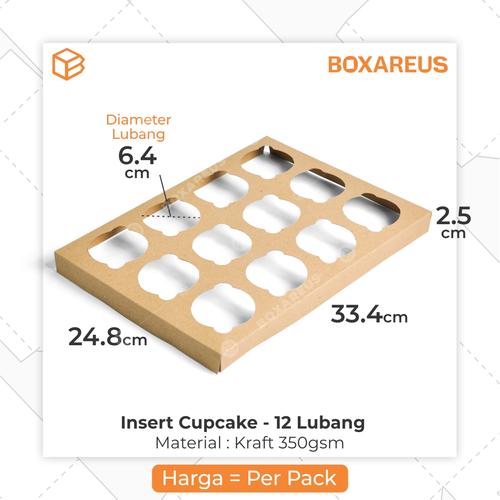 Jual Inner Sekat Lubang 12 Cupcake Insert Box Kue Muffin - Kota Bandung - Box Are Us Bandung ...