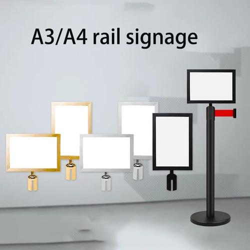 Promo Standing Sign Frame Stainless Standing Signage Poster Stainless ...