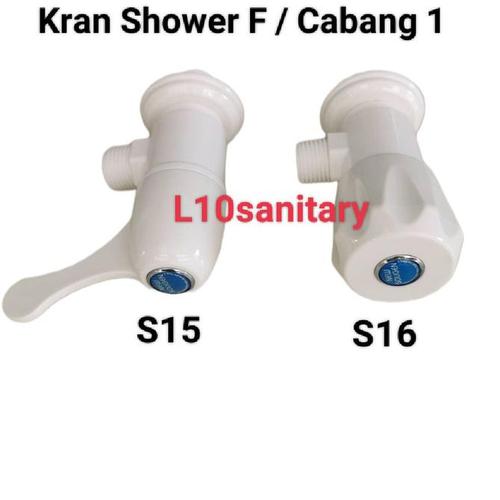 Jual Stop Kran Shower Pvc Plastik /Kran Cabang 1 Toilet Wc Closet ...