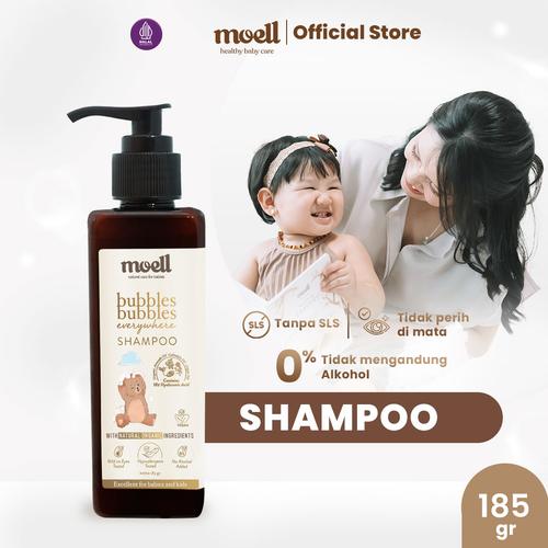 Promo Moell Shampo Bayi 185gr - Shampo Bayi - SLS Free - Natural ...