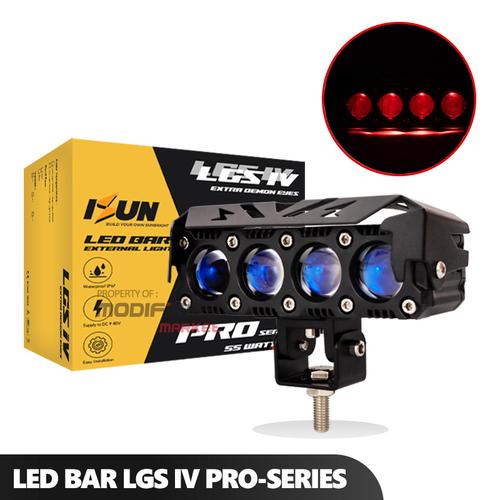 Jual ISUN LED BAR LGS-IV PRO-SERIES 60W Lampu Tembak Laser Foglamp SQL ...