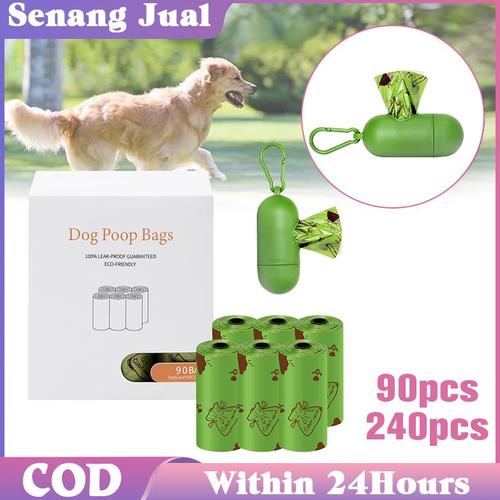 Jual READY !! 90 / 240PCS Terdegrada Kantong Plastik Poop Kucing Anjing ...