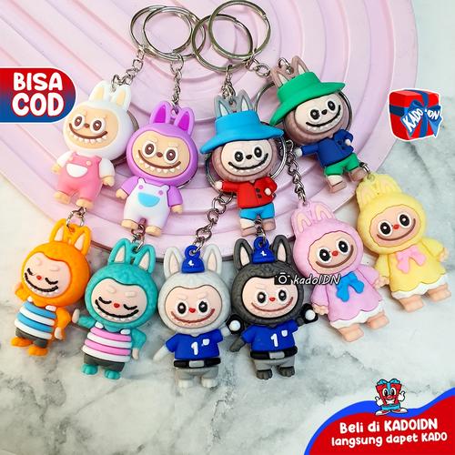 Jual Gantungan Kunci/Tas LABUBU Gantungan Karakter Labubu Boneka ...