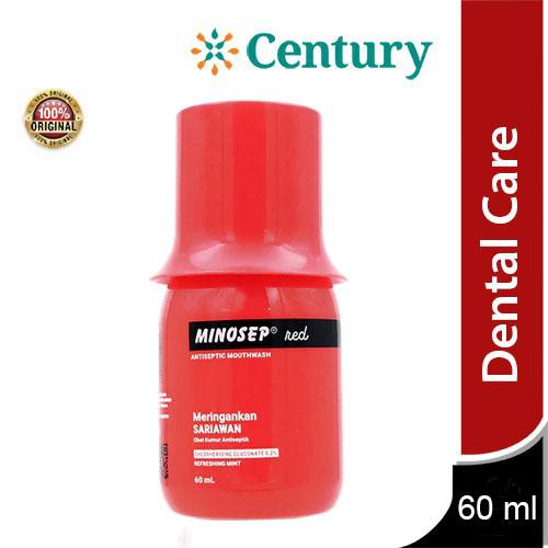 Jual Minosep RED Obat Kumur Antiseptik 60ml / Mouthwash / Antiseptik ...