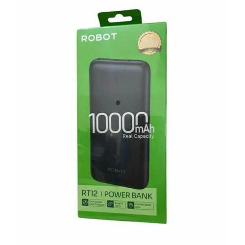 Jual Powerbank Robot RT12 Dual Output USB-A 10000mAh ORIGINAL bg79 ...