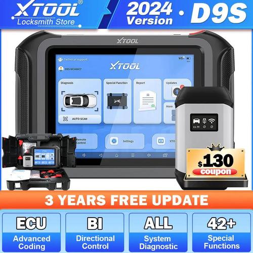 Jual Xtool D9S D9 All System Car Diagnostic Tools ECU Coding Bi-Directional Key Programming ...