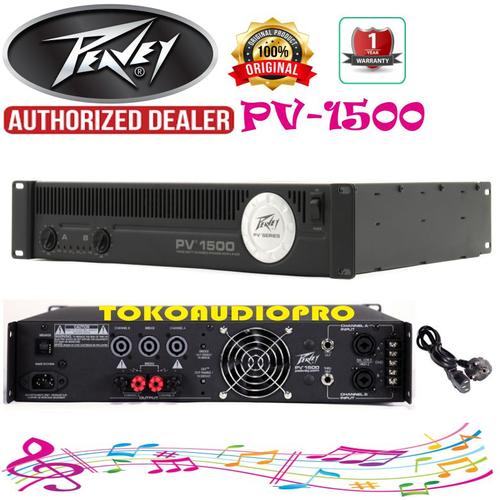 Jual Power Peavey PV1500 2-Channel Power AmpLifier Peavey PV-1500 ...