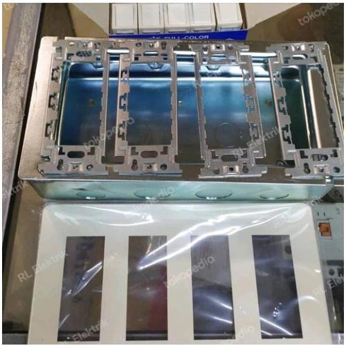 Jual Grid Switch 12 gang saklar Panasonic 12 gang + imbowdus kaleng ...