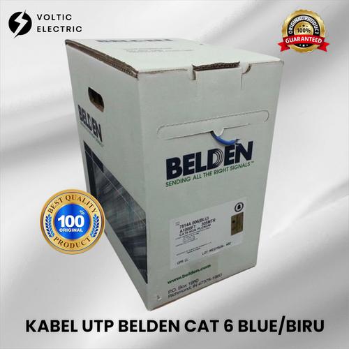 Jual KABEL LAN UTP CAT 6 BELDEN 7814A ORIGINAL MADE IN USA 1 ROLL ...