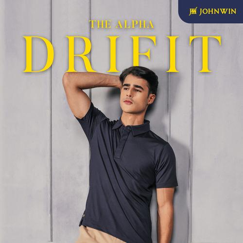 Jual Johnwin Polo Dri Fit Polo Shirt Kaos Polo Abu Polos FWS.638.H007.004 - S - Jakarta Barat ...