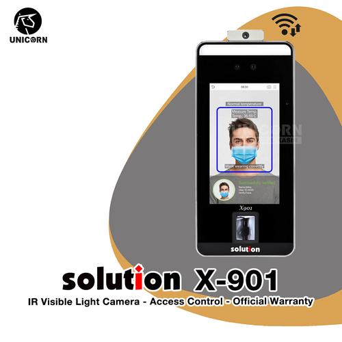 Jual Mesin Absensi Fingerprint Scan Wajah Deteksi Suhu - Solution X901 ...