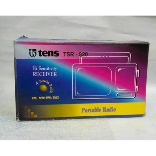 Jual TENS 820 PORTABLE RADIO FM MW SW1 SW2 VINTAGE JADUL AC DC TEMBANG ...