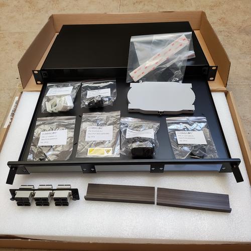 Jual 1U ODP Rack Mounted Fiber Optic Panel 12 Core, 6 Adapter SC MM ...