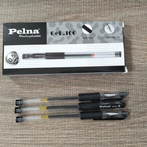 Jual Pulpen Pelna Gel 0.5 1 Box isi 12 pcs /Pulpen Gel 100 Murah ...