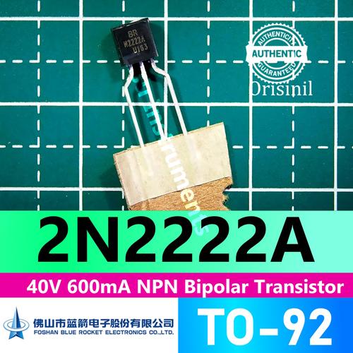 Jual 2N2222A 40V 600mA NPN Bipolar Transistor 2N2222 2N 2222A TO-92 ...