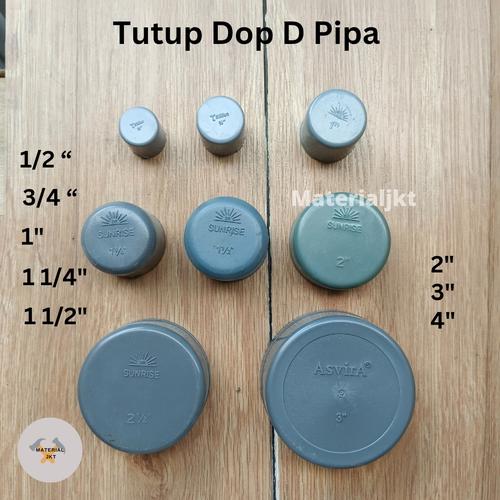 Jual TUTUP DOP D PIPA / TUTUP DOP TEBAL/ TUTUP DOP MURAH - 3 incb ...