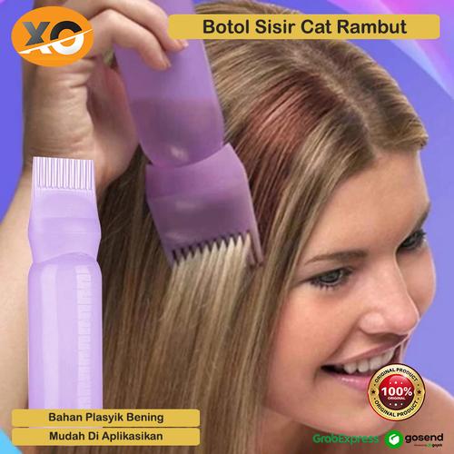 Jual Botol Sisir Cat Rambut Aplikator Botol Wadah Pewarna Rambut Alat ...